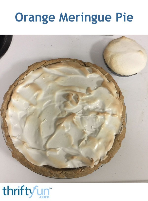 Orange Meringue Pie | ThriftyFun