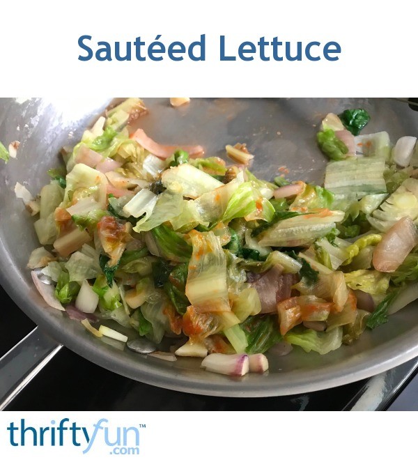 Sautéed Lettuce | ThriftyFun
