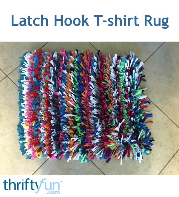 Latch Hook T-shirt Rug | ThriftyFun