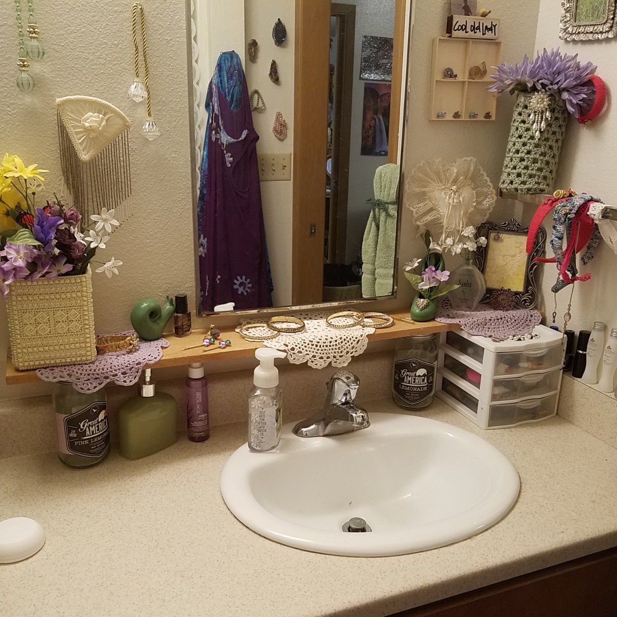 No More Messy Bathroom Shelf | ThriftyFun