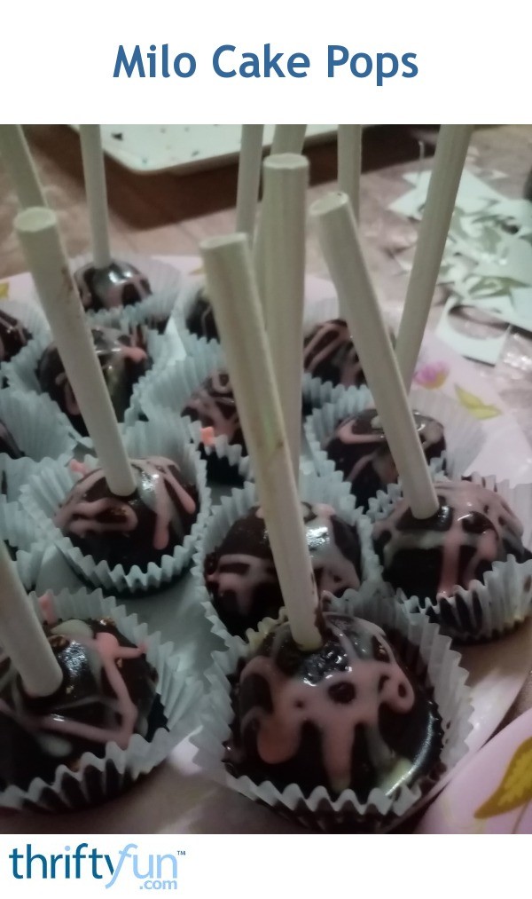 Milo Cake Pops | ThriftyFun
