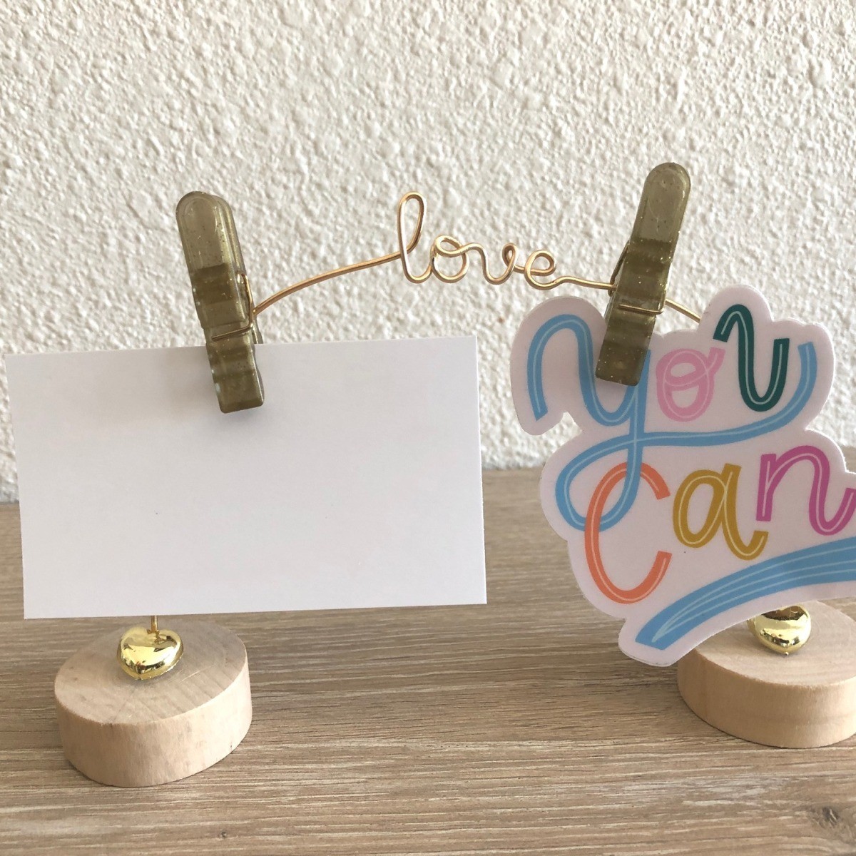 Minimalist Clip Desk Decor | ThriftyFun