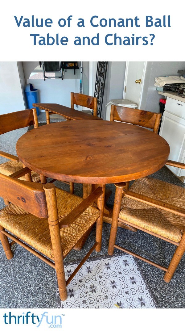 Value of a Conant Ball Table and Chairs? | ThriftyFun