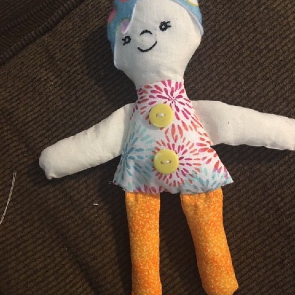 Scrappy Funky Doll | ThriftyFun