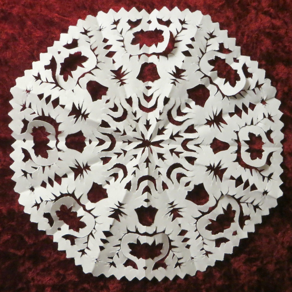 Fancy Paper Snowflake | My Frugal Christmas