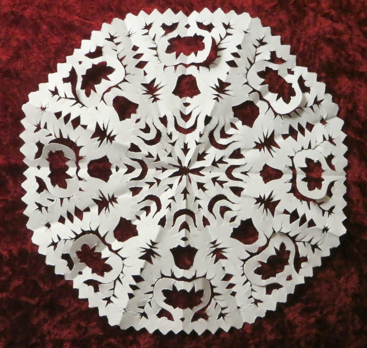 Fancy Paper Snowflake | My Frugal Christmas