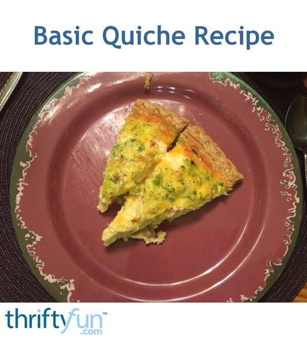 Basic Quiche Recipe | ThriftyFun