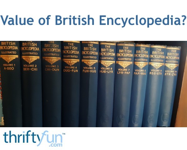 Value of British Encyclopedia? | ThriftyFun
