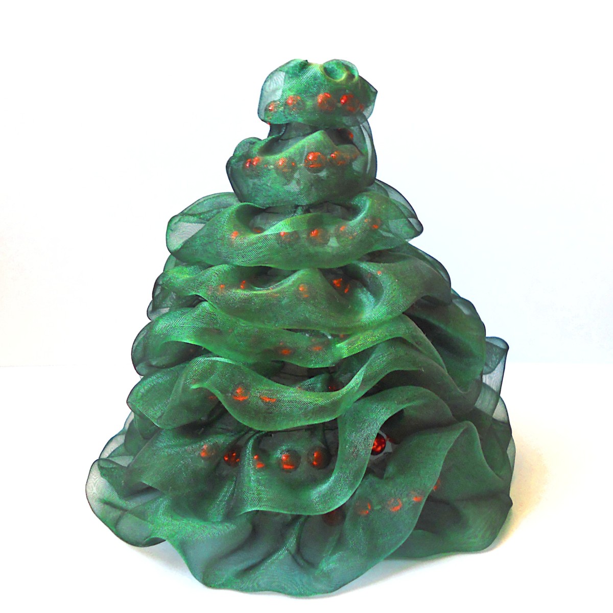 Ruffle Christmas Tree | My Frugal Christmas