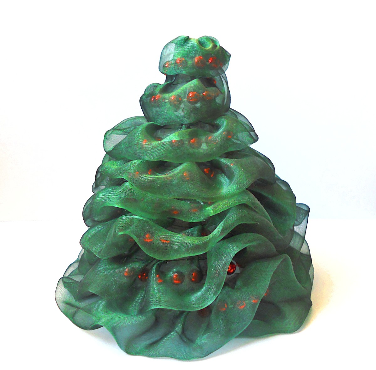 Ruffle Christmas Tree | My Frugal Christmas