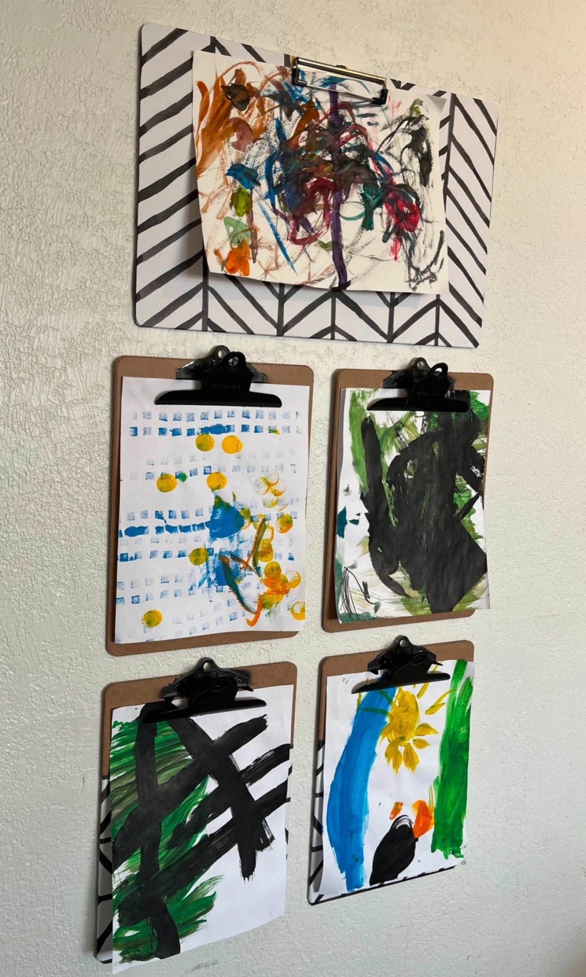 Clipboard Gallery Wall | ThriftyFun