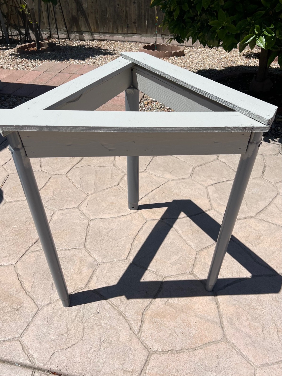 Upcycle Above Ground Pool Post into Plant Trellis | ThriftyFun