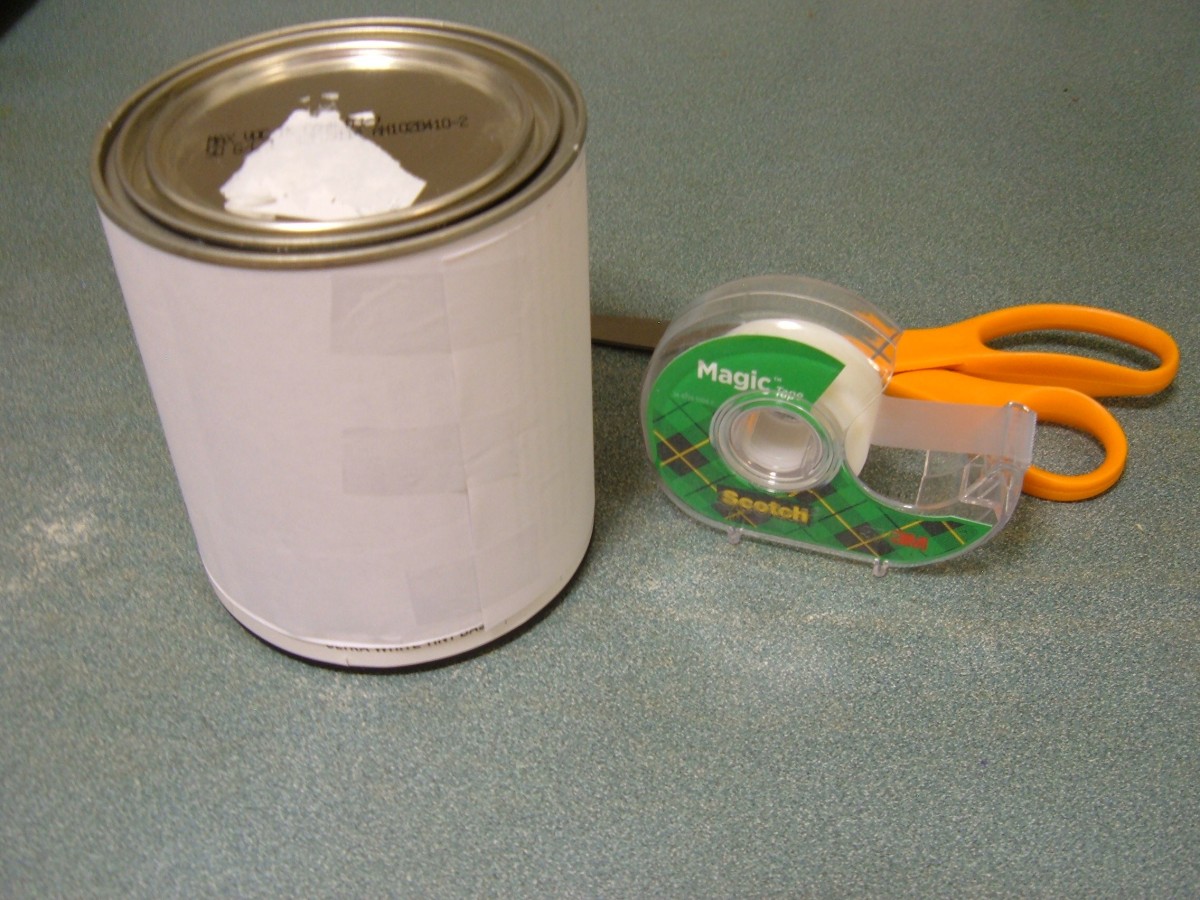 Protect Paint Label While Painting | ThriftyFun