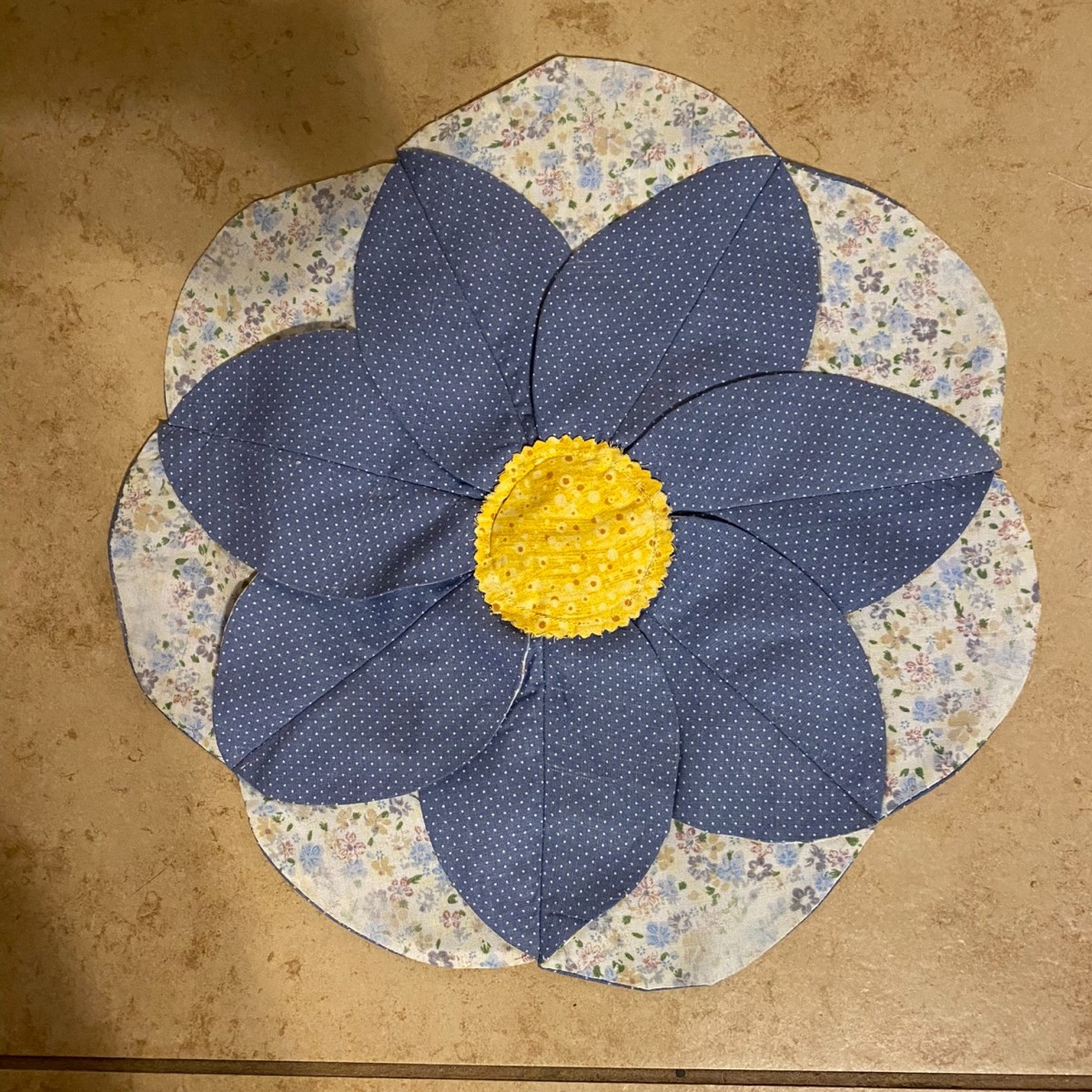 Folded Flower Table Runner | ThriftyFun