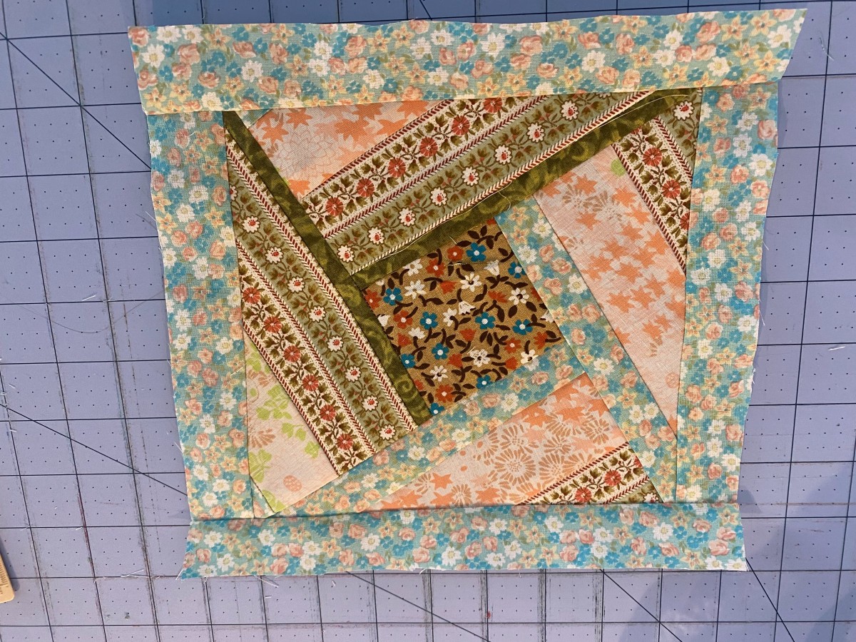 Spin Me Around Quilt Block | ThriftyFun